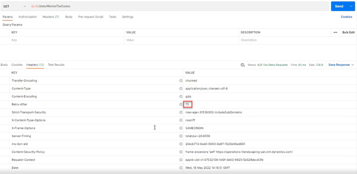 Service Protection API Limits – MOHIT RAMPAL – DYNAMICS 365 F&O BLOG