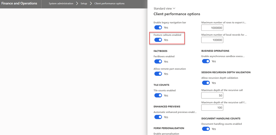 Feature callouts in D365FO – MOHIT RAMPAL – DYNAMICS 365 F&O BLOG