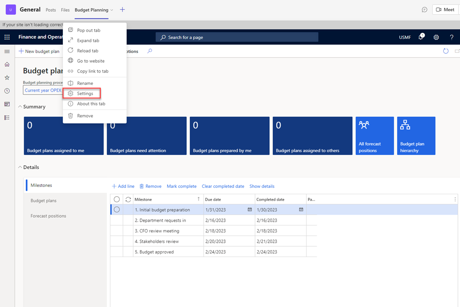 Embed D365 F&O Forms & Workspaces in Microsoft Teams – MOHIT RAMPAL ...